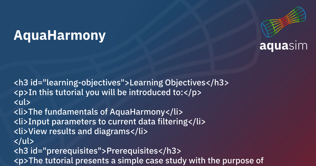 AquaHarmony | AquaSim
