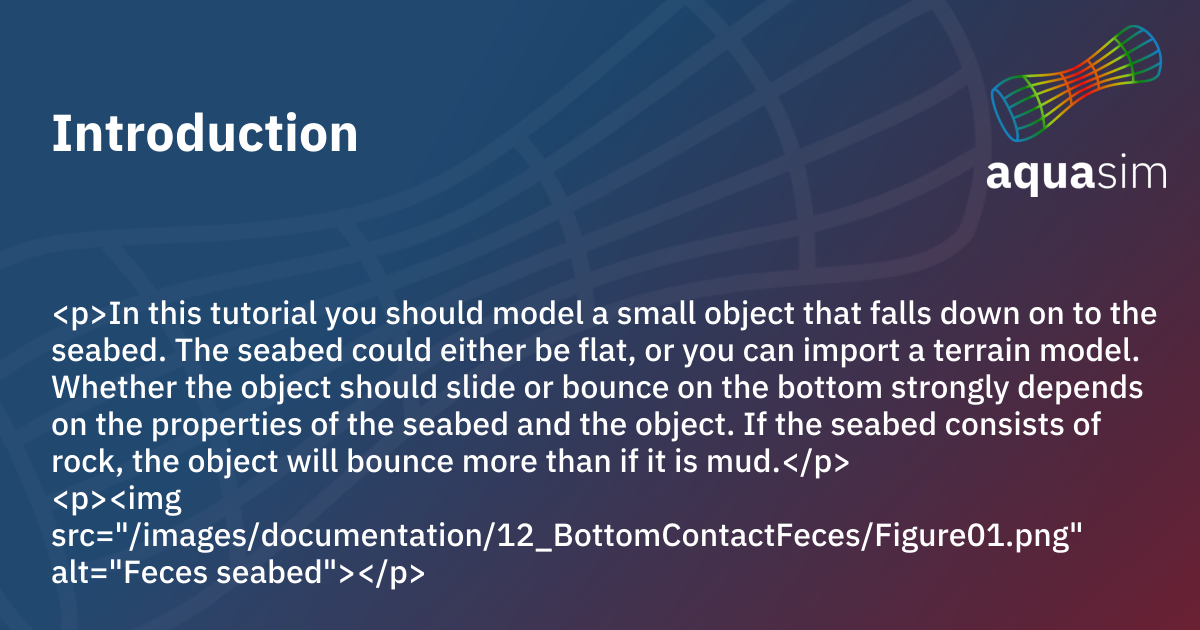 Introduction | AquaSim