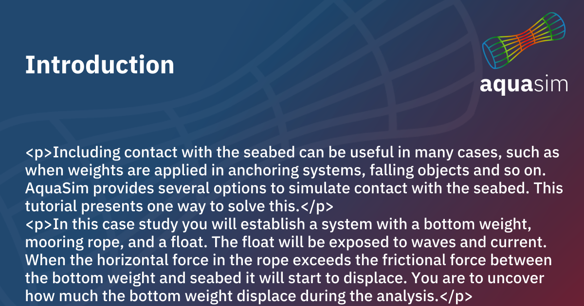 Introduction | AquaSim