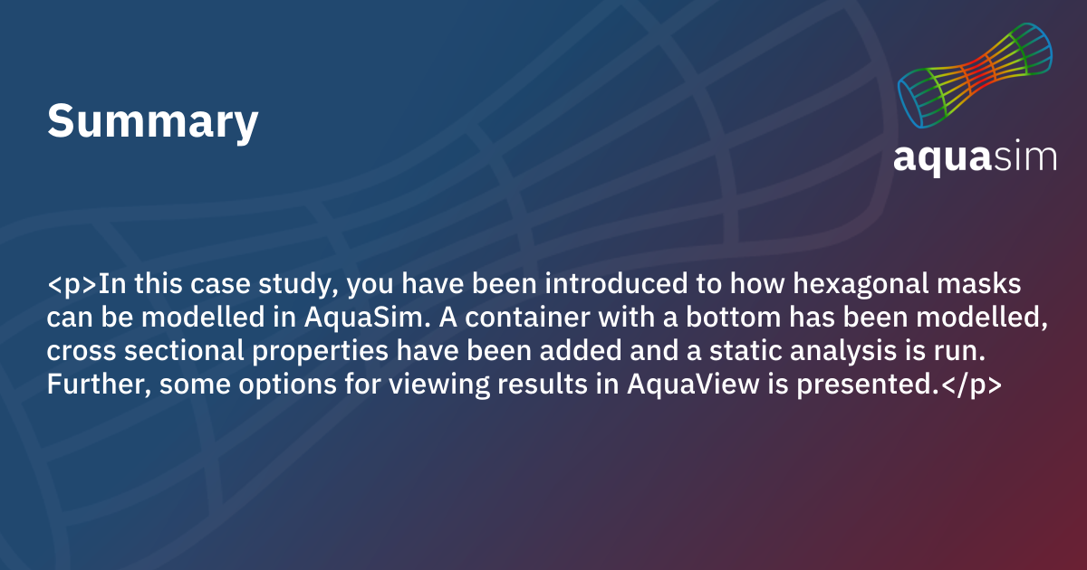 Summary | AquaSim